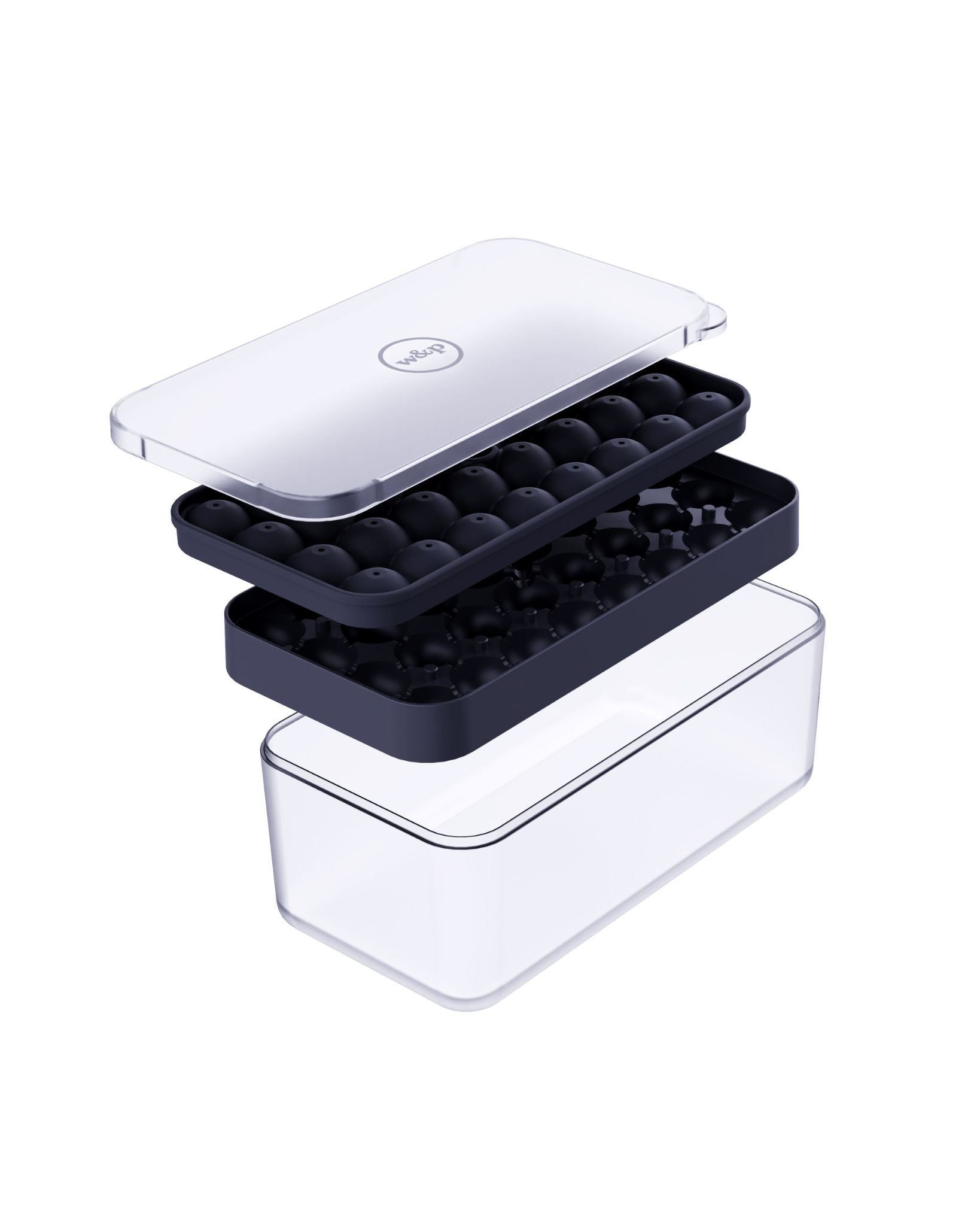 Silicone Ice Cube Tray & Storage Box | W&P