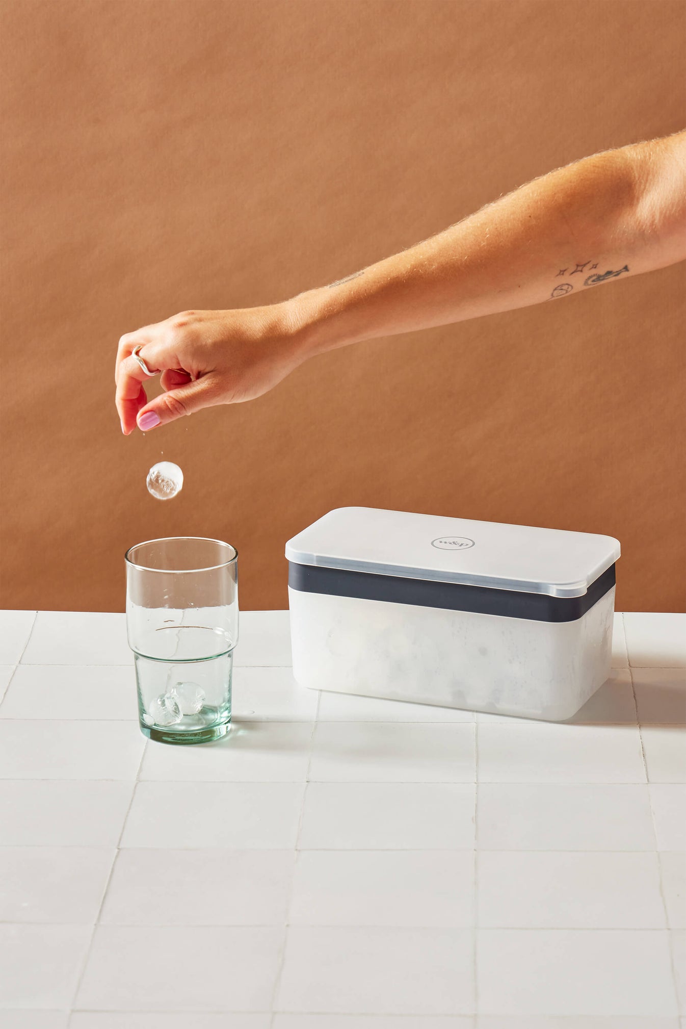 Silicone Ice Cube Tray & Storage Box | W&P