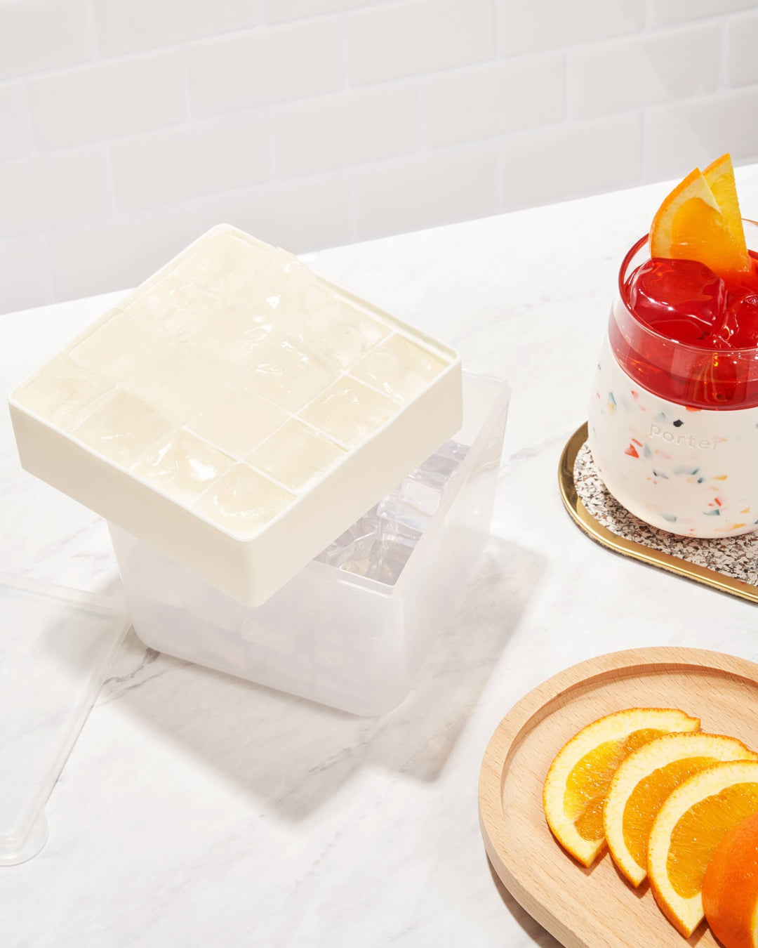 Silicone Ice Cube Tray & Storage Box | W&P